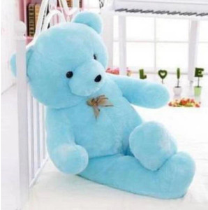 Cute Blue Teddy Bear Wallpaper