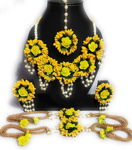 Flower Jewellery For Haldi - Buy Flower Jewellery For Haldi online at ...