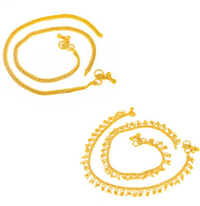 Gold Payal - Buy Gold Payal Designs Online at Best Prices in India ...