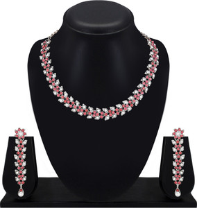 Pink Jewellery Sets - Buy Pink Jewellery Sets Online at Best Prices In ...