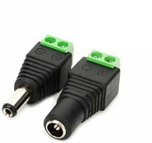 DC Male Connector For CCTV Cameras Positive And Negative, 55% OFF