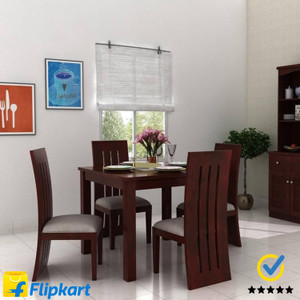 Satkar Wood Furniture Solid Sheesham Wood 4 Seater Dining Table Set for Dining Room Home Living Room Solid Wood 4 Seater Dining Set Price in India Buy Satkar Wood Furniture Solid