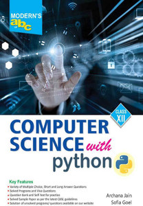 Computer Science With Python: Textbook For CBSE Class 11, 42% OFF