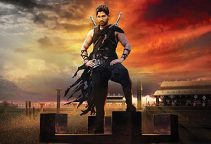 Rudramadevi Allu Arjun Tattoos Rudramadevi New Poster Hindi Movie,