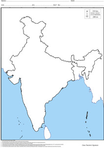 Bharat Map Outline