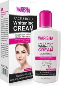 WARISHA Collagen and milk quick whitening face and body cream Price in India Buy WARISHA Collagen and milk quick whitening face and body cream Online In India Reviews Ratings Features