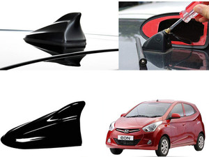 Shop Buy Shark Fin Roof top Signal Receiver for Hyundai Eon Black Car Antenna Shark Fin Roof top Signal Receiver for Hyundai Eon Black Car Antenna Satellite Vehicle Antenna Price in India