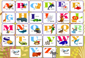 English And Hindi Laminated Paper Alphabet Chart, Size: 20, 55% OFF