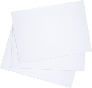 Flipkart KRASHTIC Ivory Sheets A3 Size Pack Of 20 Drawing Paper For Making Chart and Drawing Plain A3 300 gsm Drawing Paper Drawing Paper