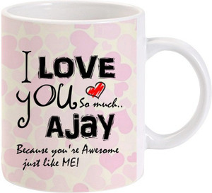 I Love Ajay Logo