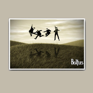 The Beatles Silhouette Jumping