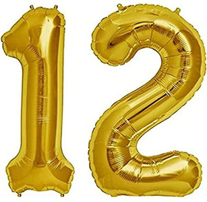 Balloons With Number 12