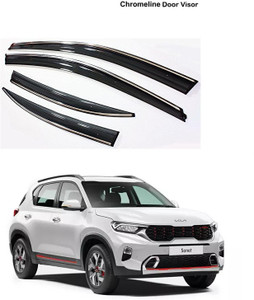 AutoZeal Car Cromeline Door Visor Set of 4 For Kia Sonet All Models Glossy Kia NA Side Garnish Price in India Buy AutoZeal Car Cromeline Door Visor Set of 4 For