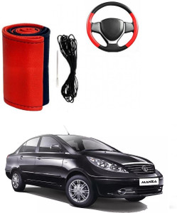ARNEJA Hand Stiched Steering Cover For Tata Manza Price in India Buy ARNEJA Hand Stiched Steering Cover For Tata Manza online at Flipkart