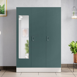 Godrej Interio Slimline 3 Door with Locker Drawer and Star Design Mirror Metal Almirah Price in India Buy Godrej Interio Slimline 3 Door with Locker Drawer and Star Design Mirror Metal