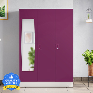 Godrej Interio Slimline 3 Door with Locker and Mirror Metal Almirah Price in India Buy Godrej Interio Slimline 3 Door with Locker and Mirror Metal Almirah online at Flipkart