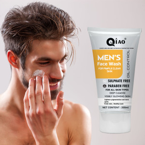 Qiao Anti Pimple Acne Removal Facewash For Men Fairness Skin Brightening Face Wash Price in India Buy Qiao Anti Pimple Acne Removal Facewash For Men Fairness