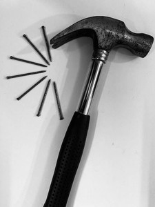 Hammer with nail remover store