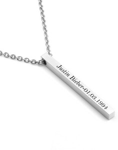 Justin Bieber Silver Chain