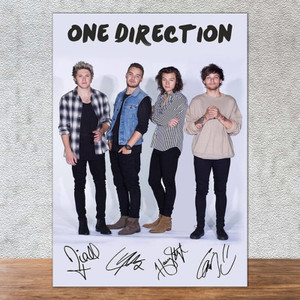 One Direction Signatures Poster