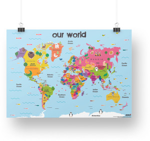 World Maps With Countries For Kids Free And Customizable World Map