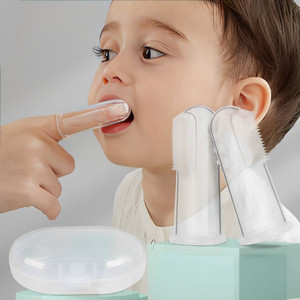 AloneFit Silicon Baby Finger Toothbrush Baby Finger Brush Tongue Cleaner 2 Ultra Soft Toothbrush Buy Baby Care Products in India Flipkart