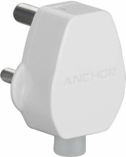 ANCHOR 3 Pin Top 16 Amp, White (Pack of 4) Power Plug Price in India ...