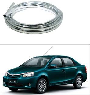 PRTEK Chrome Sticky Car Door Edge Scratch Guard Trim Molding Protector ...