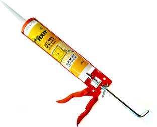 Dr. Fixit Silicone Sealant (Clear) + Applicator Gun Crack Filler Price ...