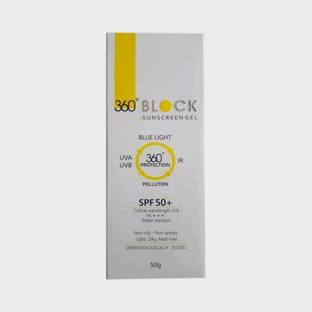 ethicare 360 BLOCK SUNSCREEN GEL 50G - SPF 50+ PA+++ - Price in India ...