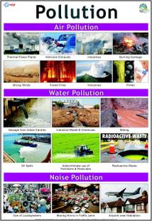 Pollution chart Photographic Paper - Educational posters in India - Buy ...