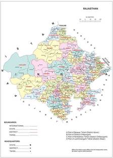 Sikkim Map Waterproof Vinyl Sticker Poster || (24X36 inches) can1860-3 ...