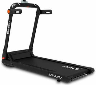 Sparnod Fitness STH-3300 (4 HP Peak) Automatic Treadmill (100% Pre ...