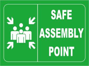 madhusigns Safe Assembly Point Emergency Sign Price in India - Buy ...