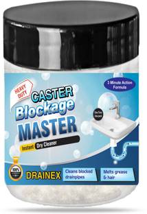 Drainex SINK & DRAIN UNBLOCKER INSTANT SUPER FAST POUCHES 500 gm Powder ...