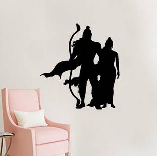 Archi Graphics Studio 55 cm The Legendary Lord Shri Ram Sita Together ...