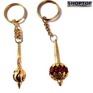 ShopTop Lord Hanuman Ji Gada Keychain combo Key Chain Price in India ...