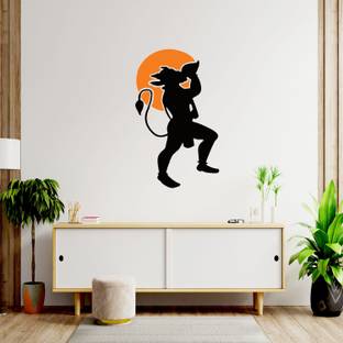 Masstone 66 cm God Hanuman ji Religious Wall Sticker Self Adhesive ...