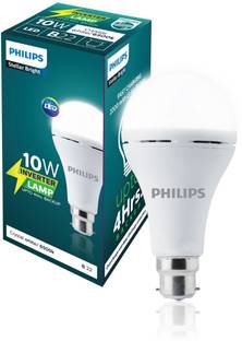 PHILIPS Inverter Bulb 12 Watt Rechargeable Emergency LED Bulb for Home ...
