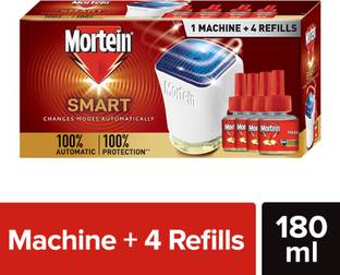 Mortein Smart Liquid Vaporiser Machine with Mosquito Vaporiser Refill ...