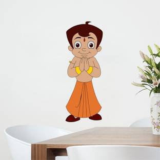 Divine studio 38 cm Wall Decals ' chhota bheem ' Wall Stickers (PVC ...