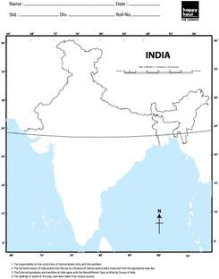 PHYSICAL MAP OF INDIA Paper Print - Maps posters in India - Buy art ...