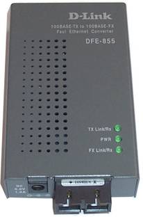 D-Link DFE-855MI media converter converts 10/100BASE-TX Ethernet ...