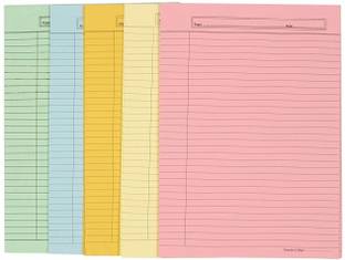 Flipkart.com | Eclet A4(40, one side colour) Ruled Coloured Project ...