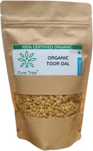 Pure Tree Organic Yellow Toor/Arhar Dal (Split) (450 g in Each Pack ...
