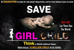 Poster Save Girl Child Poster Series 27 Wall Poster sl2019 (13x19 ...