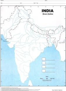 Map Of India Rivers