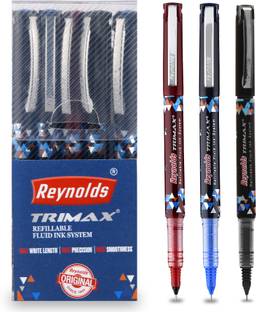 Reynolds Trimax Pens Pouch Blue Black Red Gel Pen Reviews: Latest ...