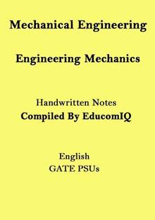 Engineering Mechanics Handwritten Notes By Top Coaching For GATE ESE ...