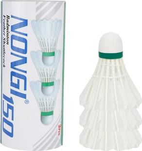 Nongi Badminton Feather Shuttlecock For Indoor and Outdoor Badminton ...